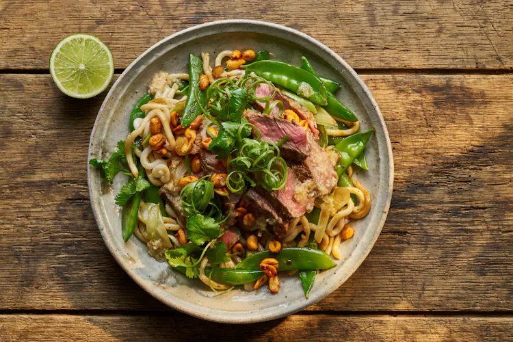 Barbecue steak & noodles by Jamie Oliver | Jamie Oliver | Weber recipes