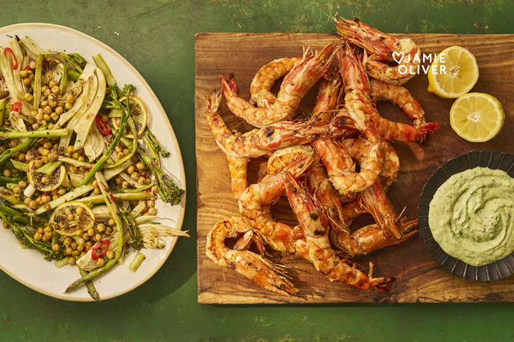 Perfect prawn skewers | Jamie Oliver Recipes | Weber BBQ